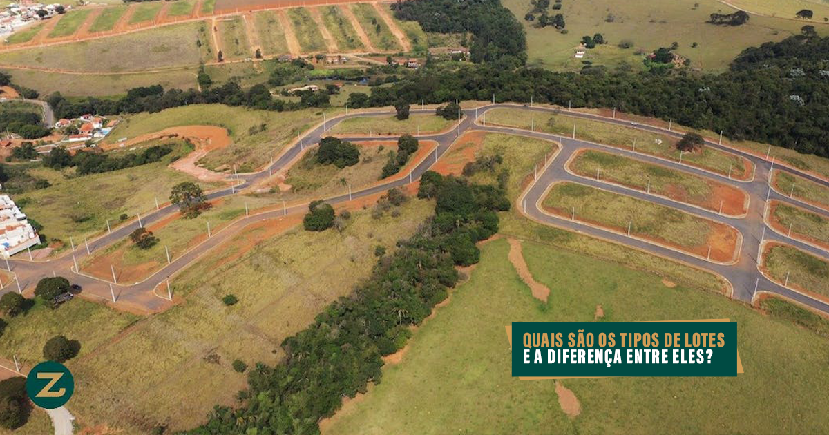 Quais são os tipos de lotes e a diferença entre eles?